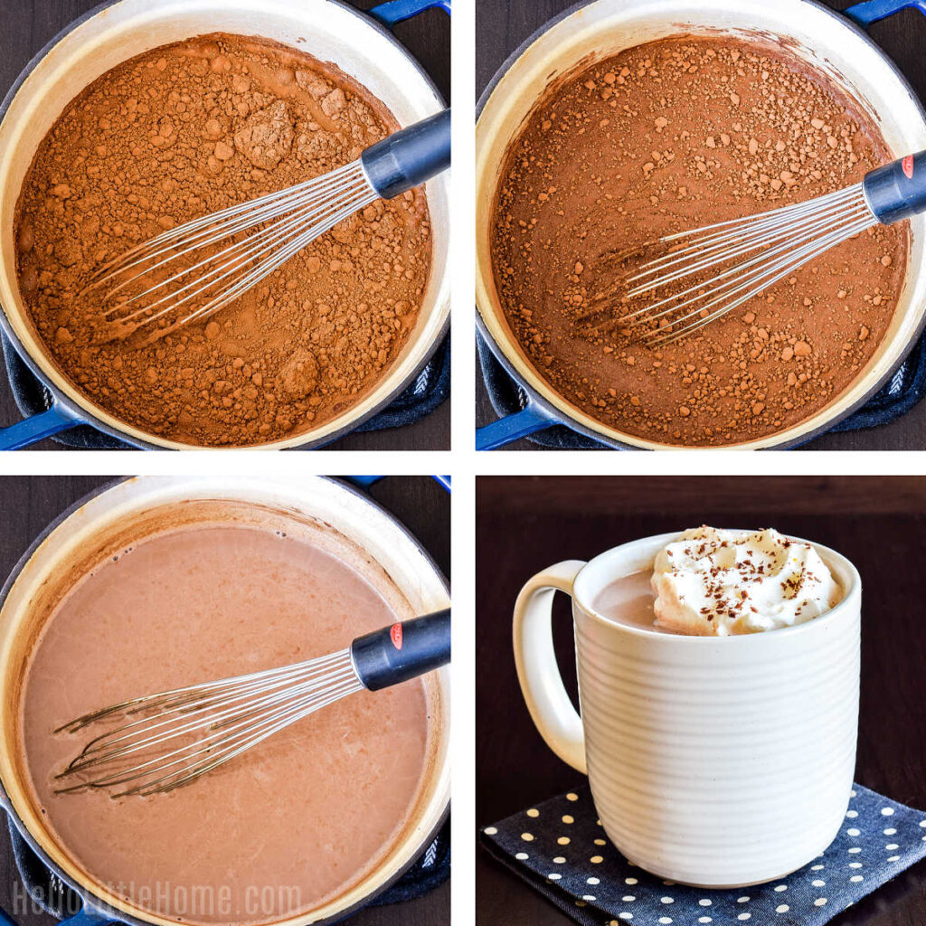 Homemade Hot Chocolate (Easy Recipe) | Hello Little Home