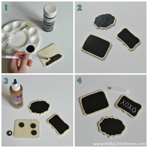 DIY Chalkboard Magnets (Quick and Easy Tutorial!) | Hello Little Home