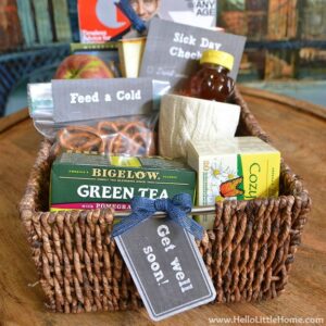 Cough, Cold, and Flu Care Package | Hello Little Home