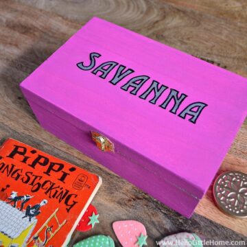 DIY Kids Treasure Box (Easy Step-by-Step Tutorial) | Hello Little Home