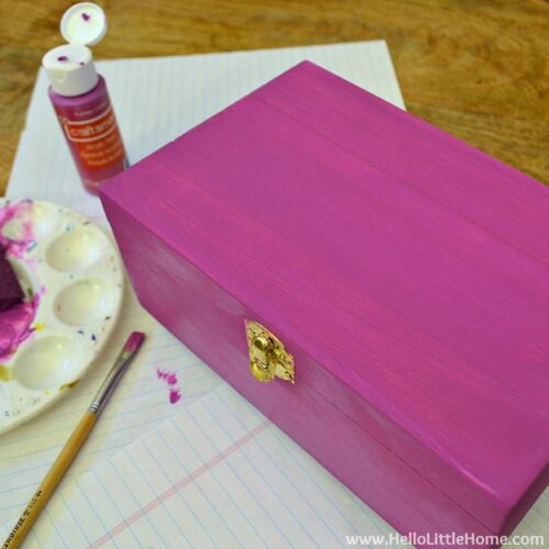 DIY Kids Treasure Box (Easy Step-by-Step Tutorial) | Hello Little Home