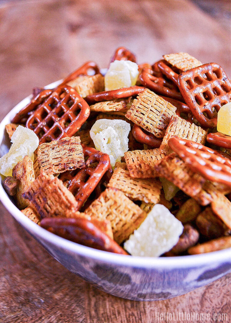Sweet and Spicy Snack Mix | Hello Little Home