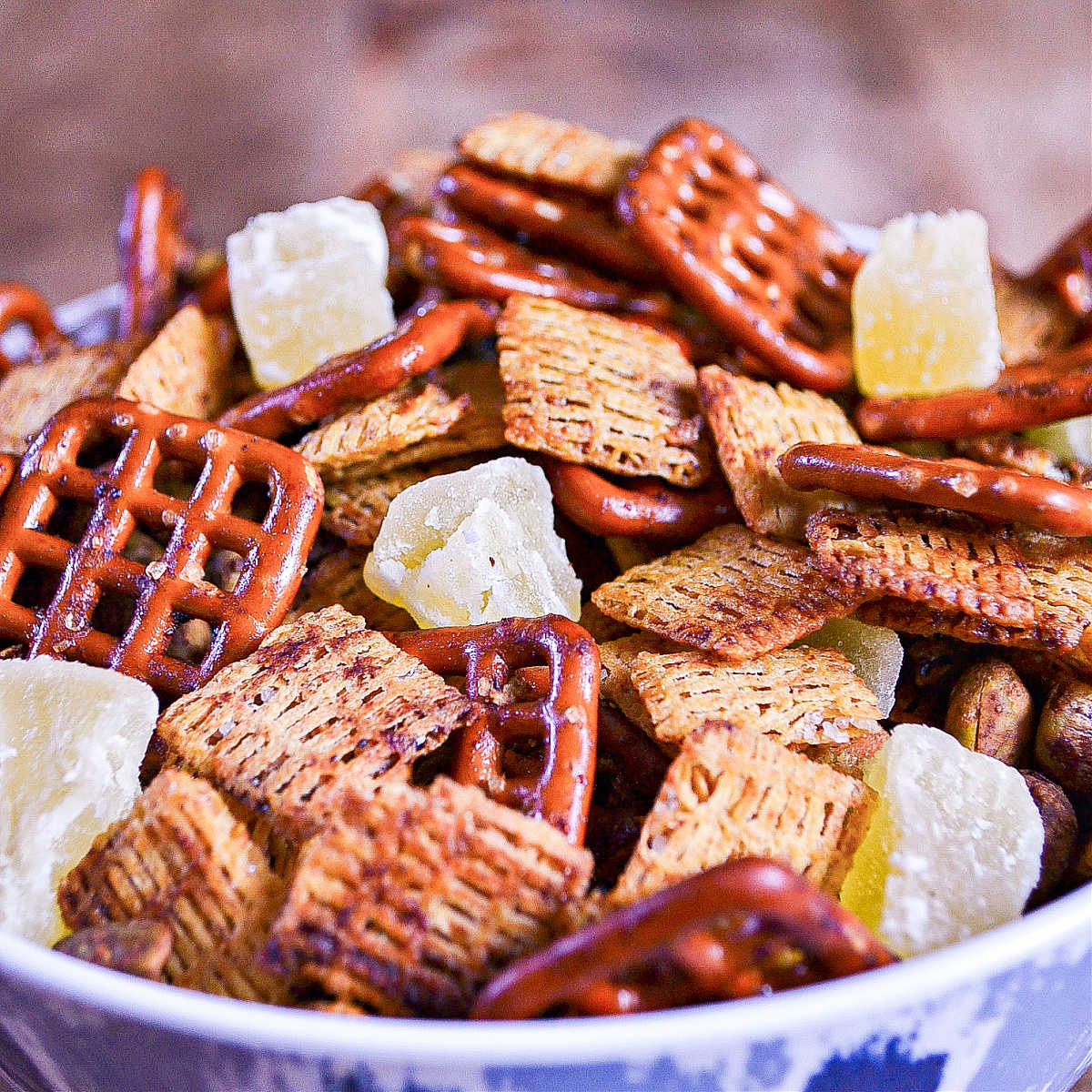 Sweet and Spicy Snack Mix | Hello Little Home