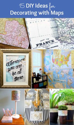 15 Fun + Unique Map Crafts | Hello Little Home