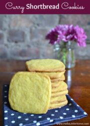 Curry Shortbread Cookies | Hello Little Home