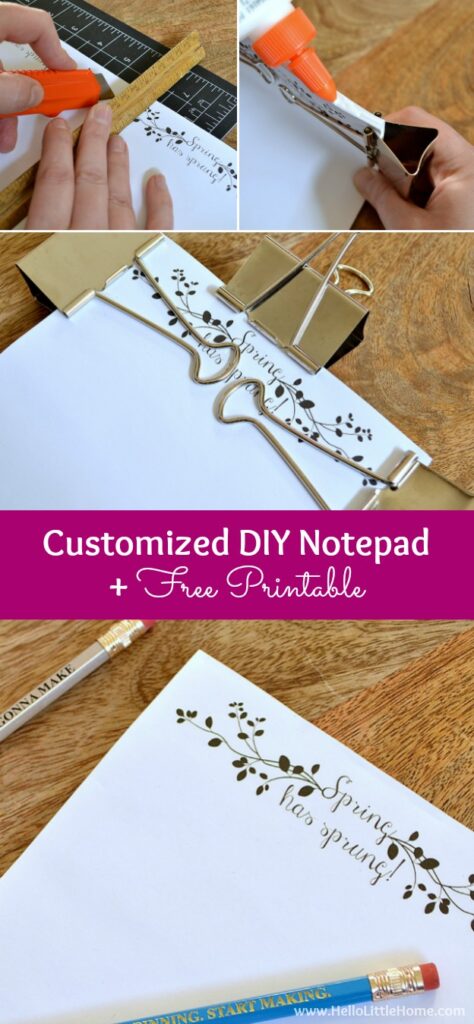 Free Printable Notepad (Spring Has Sprung) | Hello Little Home