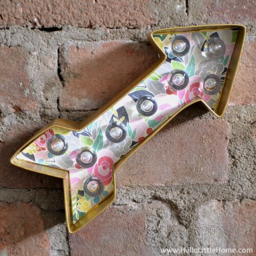 How to Make Your Own DIY Marquee Lights | Hello Little Home