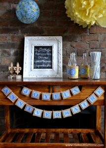 French Themed Party Decorations (Free Printables) | Hello Little Home