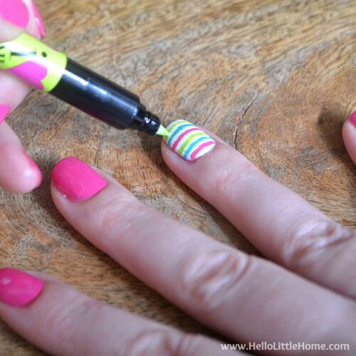 DIY Manicure with Nail Art Pens | Hello Little Home