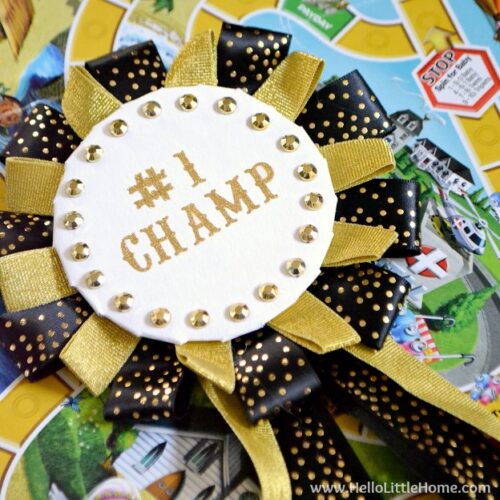 DIY Award Ribbon (Step-by-Step Tutorial with Photos) | Hello Little Home