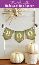 Free Printable Halloween Banner ... Boo! | Hello Little Home