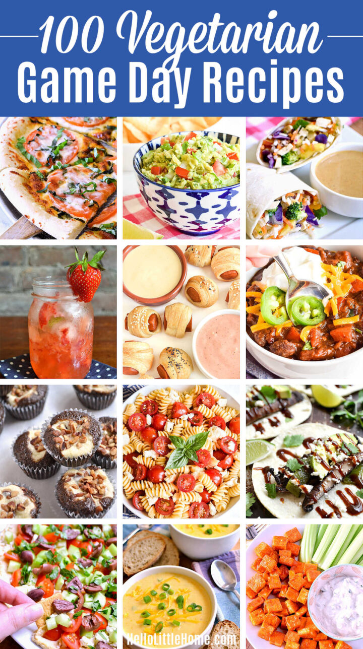 100 Mouthwatering Vegetarian Game Day Recipes