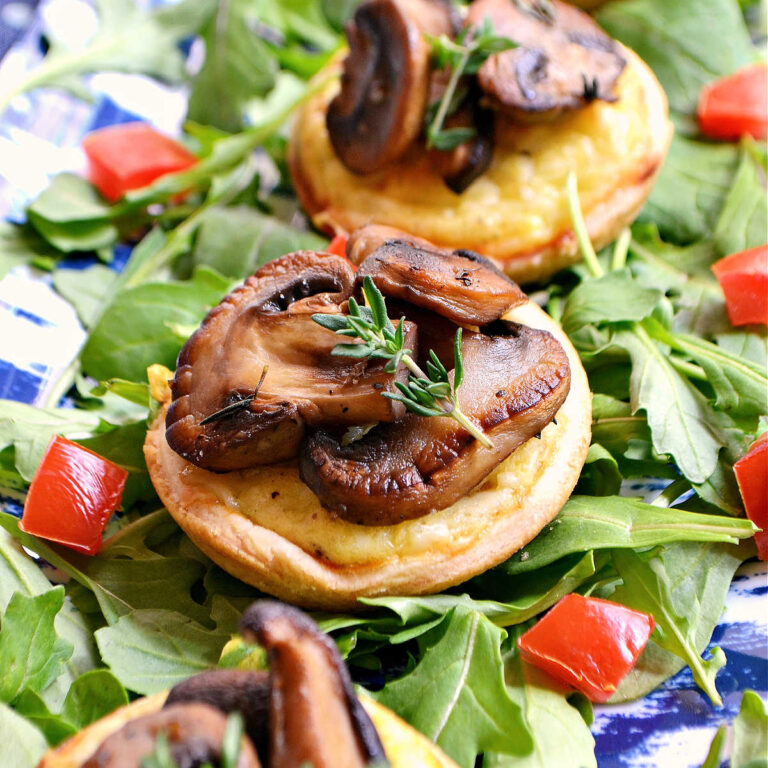 Mini Cheese Tarts (Easy Tartlets Recipe) | Hello Little Home