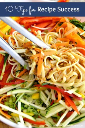 10 Tips for Recipe Success | Hello Little Home