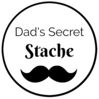 Dad's Secret Stache Printable (Easy Father's Day Idea) | Hello Little Home