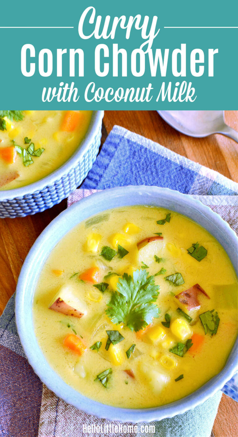 Curry Corn Chowder with Coconut Milk | Hello Little Home
