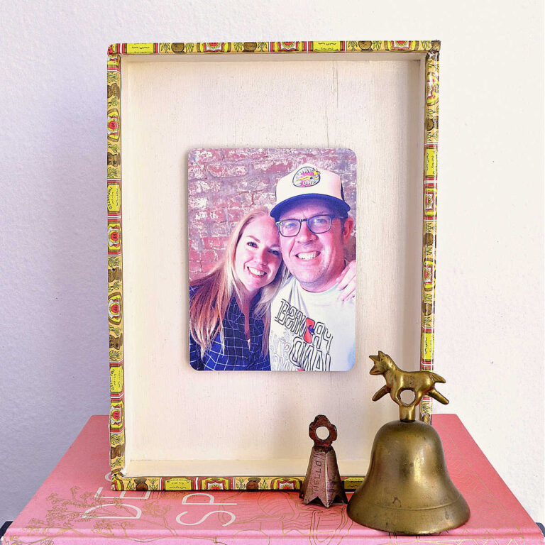 Cigar Box Photo Frame (Fun + Easy Craft) | Hello Little Home