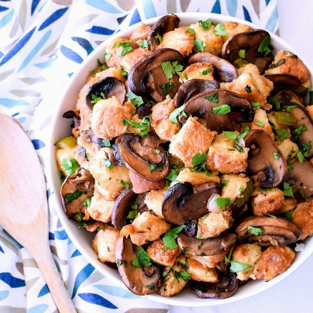 Mushroom Stuffing (Easy Recipe) | Hello Little Home