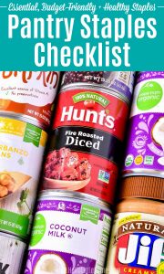 Pantry Staples (Essentials for Cooking Easy Meals) | Hello Little Home
