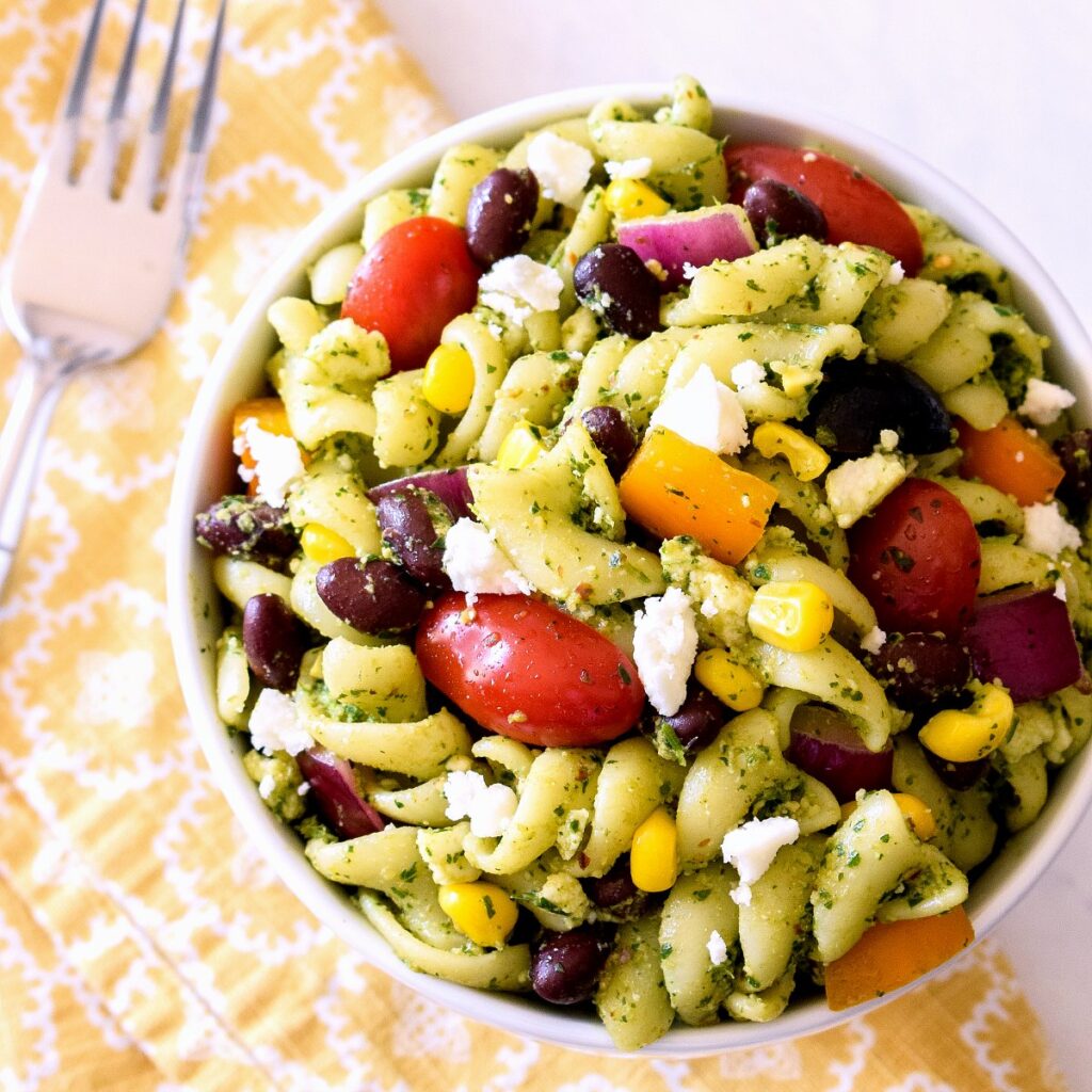 Southwest Pasta Salad (Easy Recipe) | Hello Little Home
