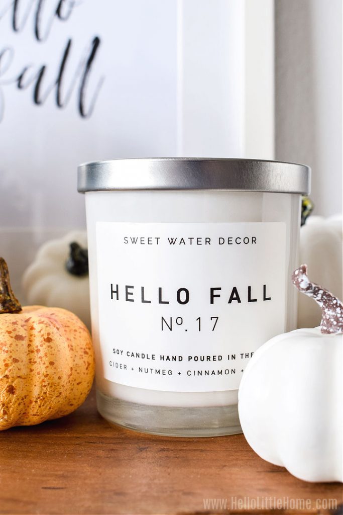 Hello Fall Printable (Free Fall Decor Idea) | Hello Little Home