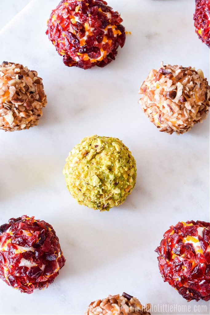 Savory Cheese Truffles (Mini Cheese Balls) | Hello Little Home