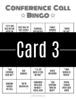 Conference Call Bingo (Free Printable) | Hello Little Home