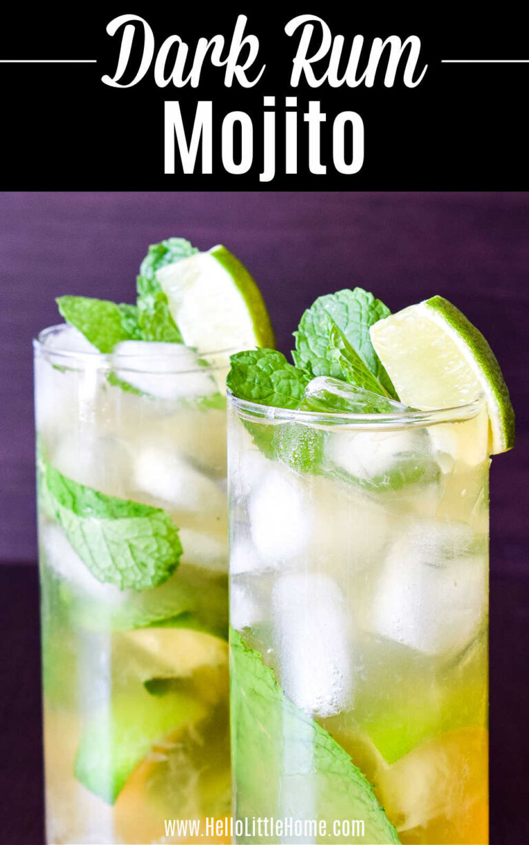 Dark Rum Mojito | Hello Little Home