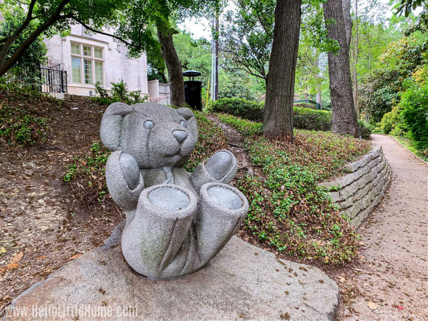 Secret Teddy Bear Park in Dallas (aka Lakeside Park) | Hello Little Home