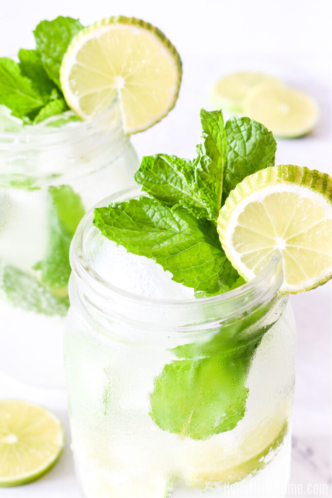 Virgin Mojito Mocktail (Easy Nojito Recipe) | Hello Little Home