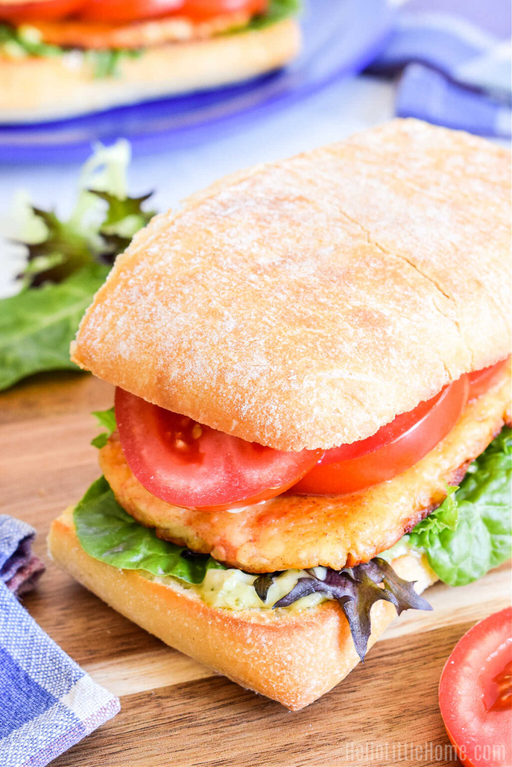 Halloumi Sandwich with Pesto (Easy Recipe!) | Hello Little Home
