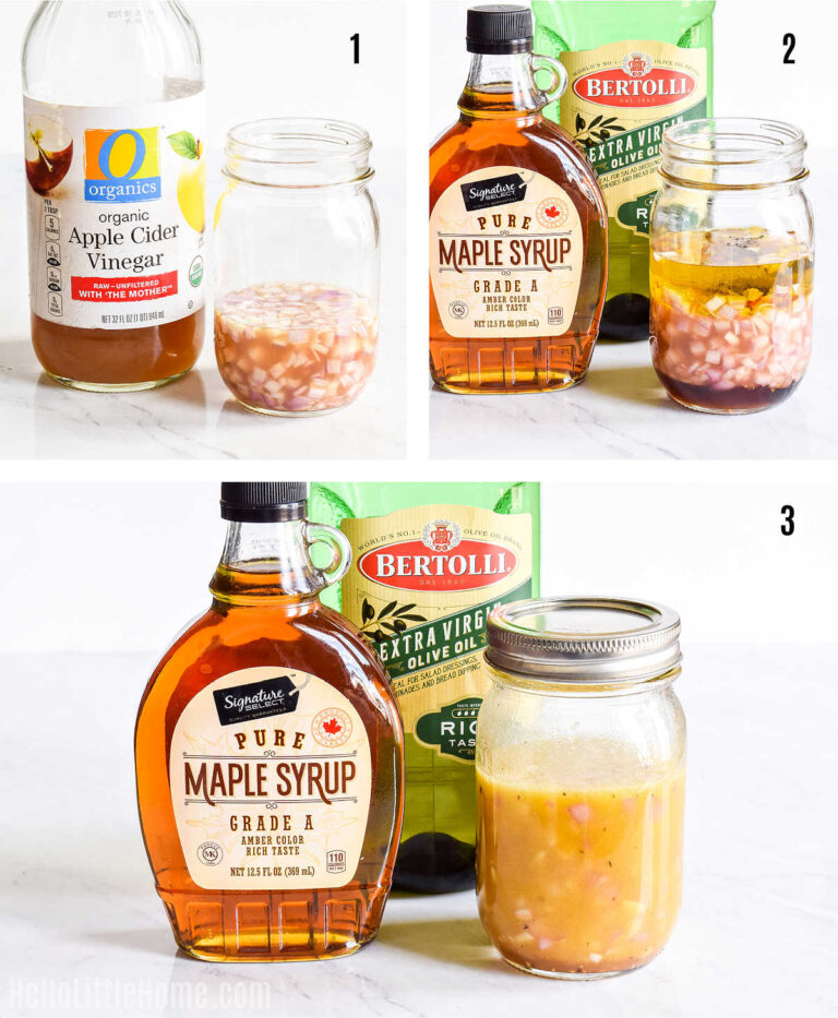 Maple Vinaigrette (Easy Recipe) | Hello Little Home
