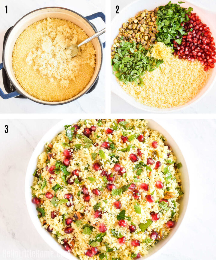Pomegranate Couscous Salad (Quick + Easy Recipe)