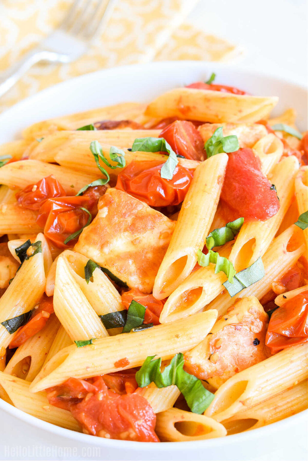 Halloumi Pasta (Quick + Easy Recipe) | Hello Little Home