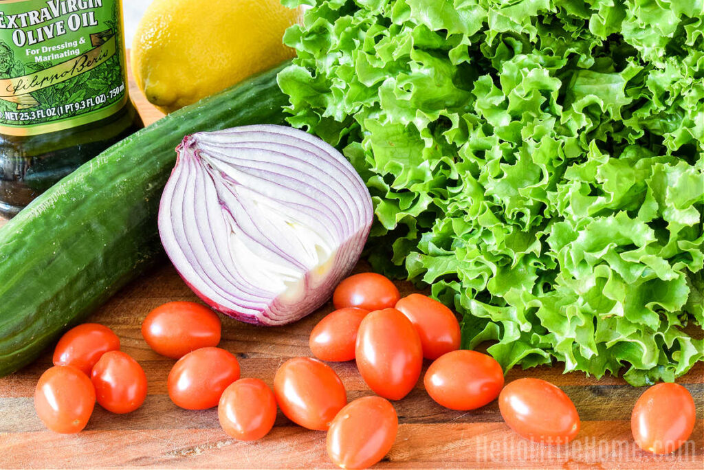 Garden Salad (Fresh + Easy Recipe) | Hello Little Home