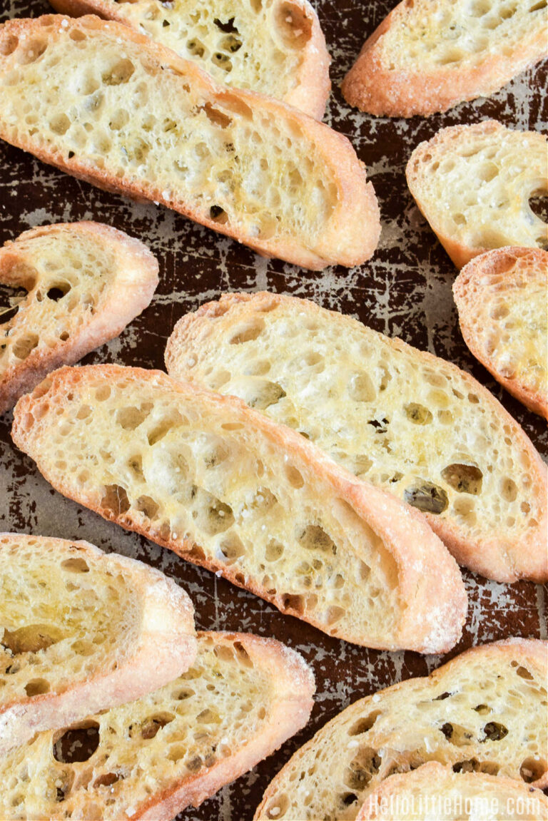 How to Make Crostini (Recipe + Topping Ideas) | Hello Little Home