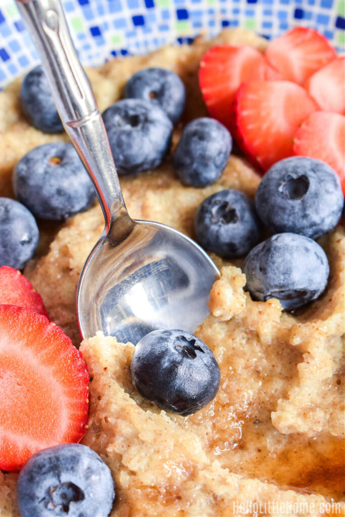 Creamy Fonio Cereal (Easy Breakfast Porridge) | Hello Little Home