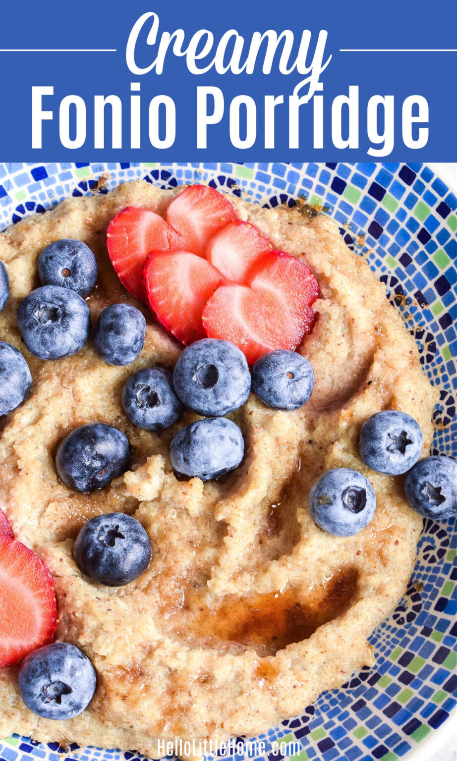 Creamy Fonio Cereal (Easy Breakfast Porridge) | Hello Little Home