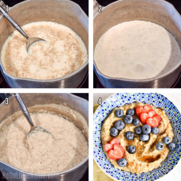 Creamy Fonio Cereal (Easy Breakfast Porridge) | Hello Little Home