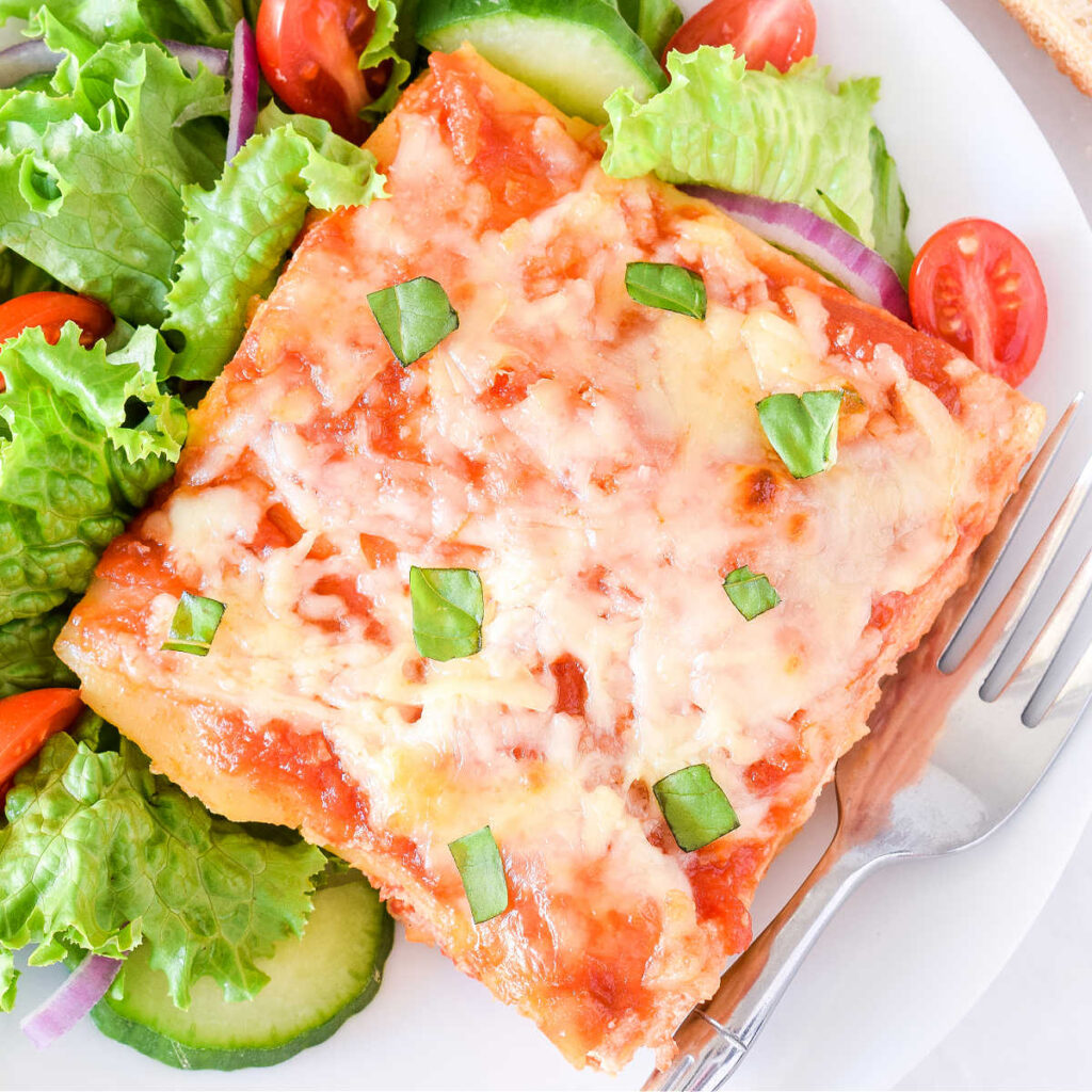 Cheese Lasagna (Classic + Easy Recipe) | Hello Little Home