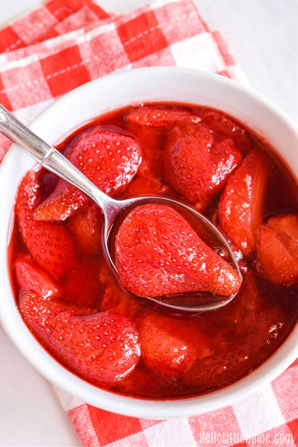 Strawberry Compote (Quick + Easy Recipe) | Hello Little Home