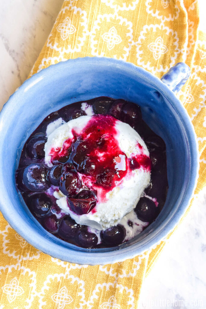 Blueberry Compote (Quick + Easy Recipe) | Hello Little Home
