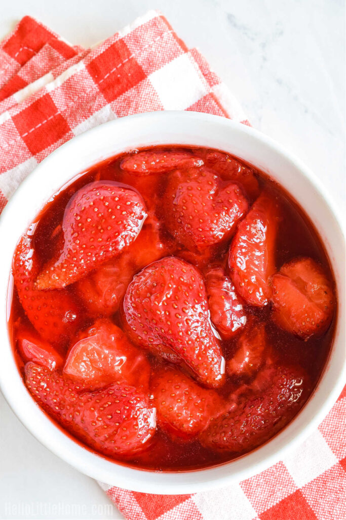 Strawberry Compote (Quick + Easy Recipe) | Hello Little Home