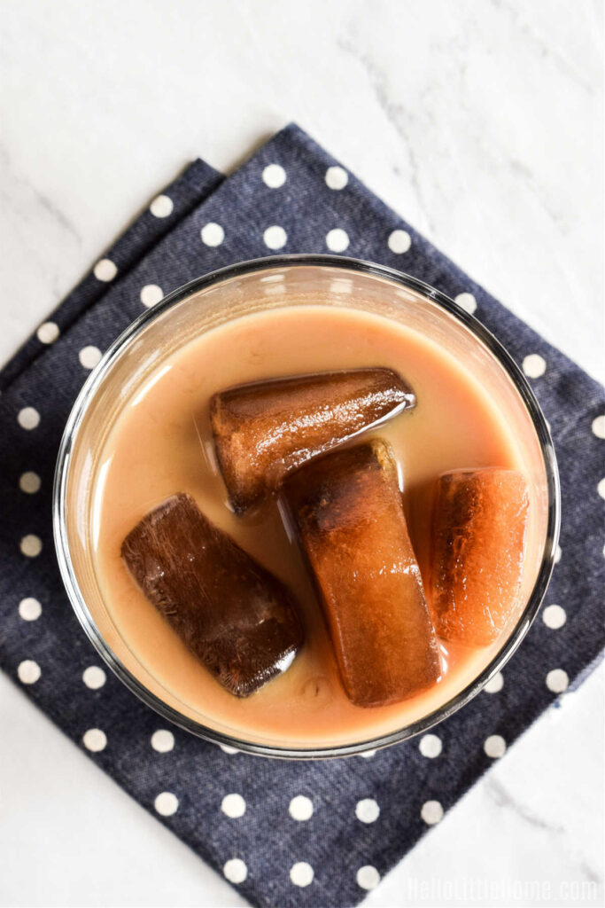 Coffee Ice Cubes (Quick + Easy Recipe) | Hello Little Home