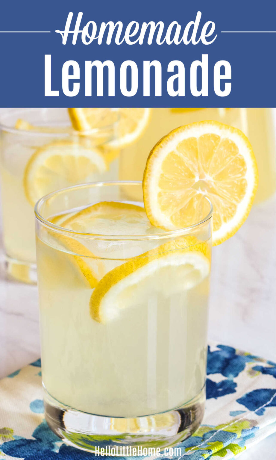 Homemade Lemonade (Quick + Easy Recipe) | Hello Little Home