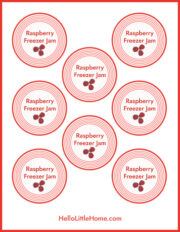 Raspberry Freezer Jam (Easy, No-Fail Recipe) | Hello Little Home