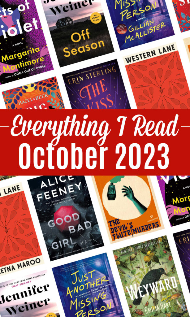 Everything I Read in October 2023 | Hello Little Home