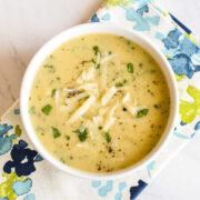Broccoli Stem Soup (Easy Recipe) | Hello Little Home