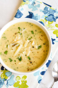 Broccoli Stem Soup (Easy Recipe) | Hello Little Home