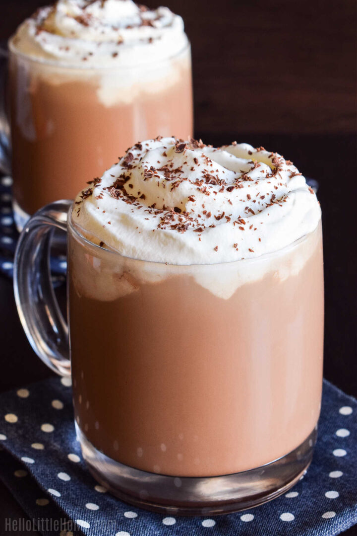 Hot Chocolate Coffee (Easy Recipe) | Hello Little Home